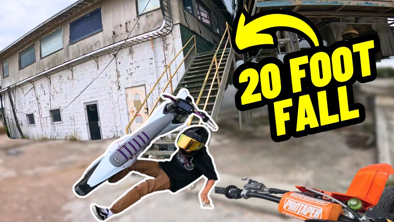 He Sent It Too Hard… And Fell 20 Feet - YouTube