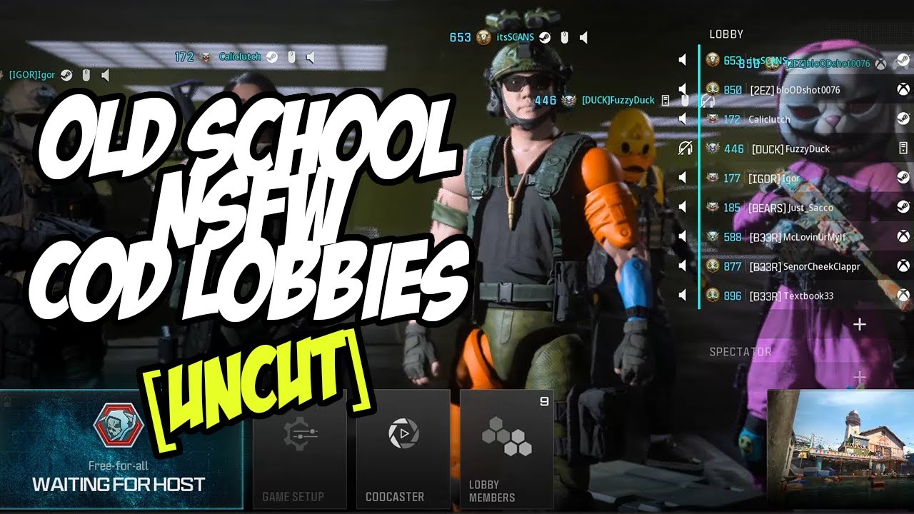 Old School MP Lobbies in The Beer League | Call of Duty | The Beer ...