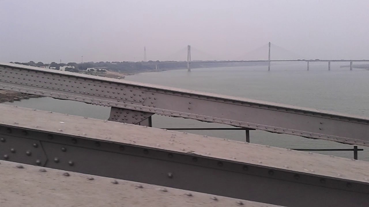 Yamuna River Allahabad Bridge crossing Chambal Express - YouTube