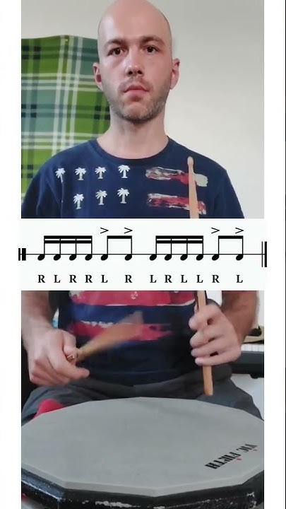 Drum Rudiments! Paradiddle Exercise nr.1! - YouTube