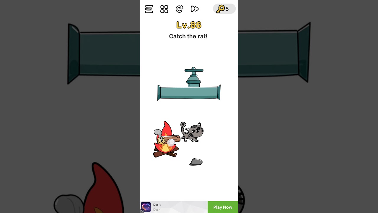 Brain Out level 86 - Catch the rat! - YouTube