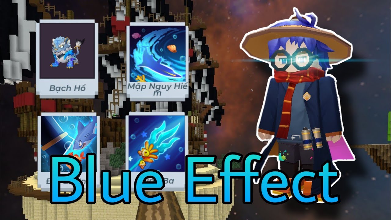 Using Blue Effect In Bedwars (Blockman Go) - YouTube