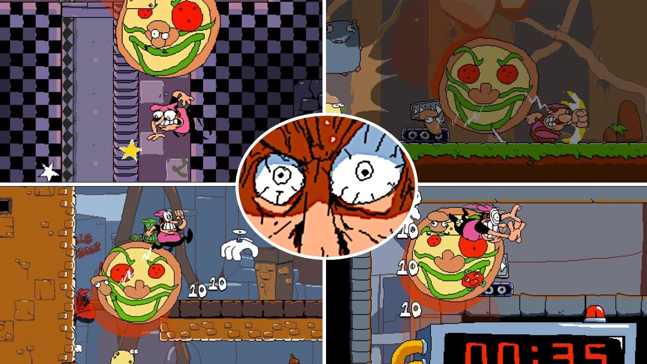 Pizza Tower - All Levels Lap 3 P-Rank - YouTube