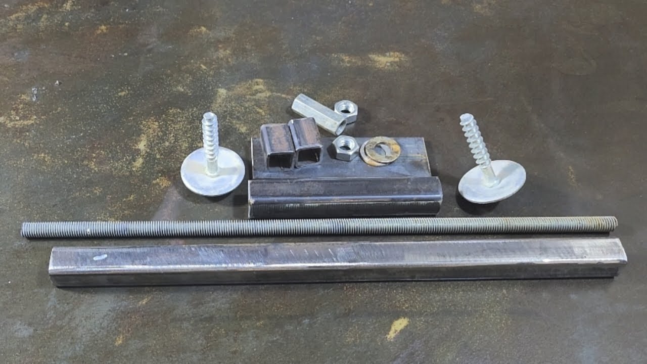 Scrap Metal Piece + Idea = DIY Tool ! How to make a F Clamp #clamp # ...