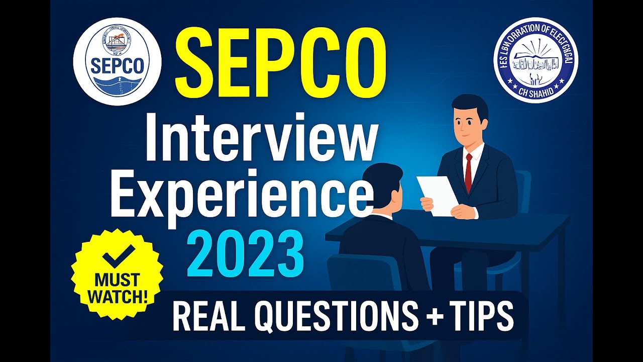 SDO Past Interview Experience Solution of SEPCO || SEPCO SDO Interview ...