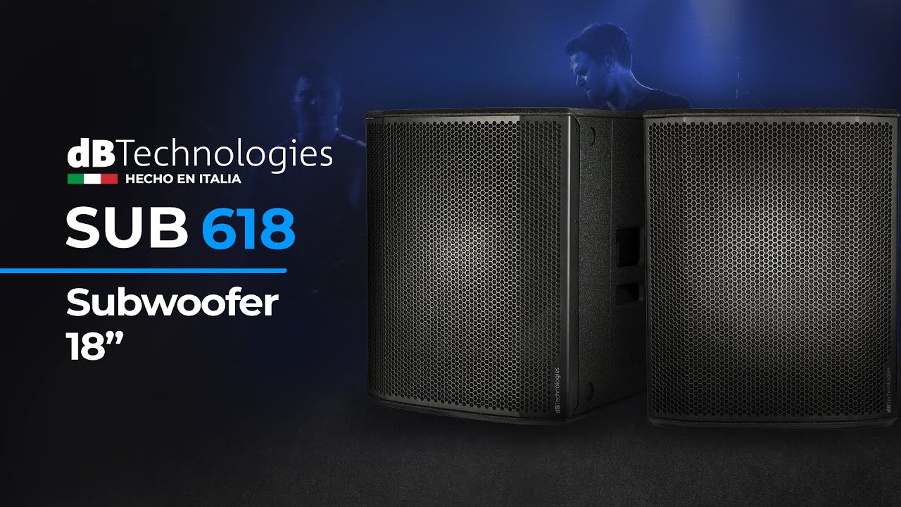 Alcanza el mejor nivel de sonido junto a los SUB 618 de dB Technologies ...