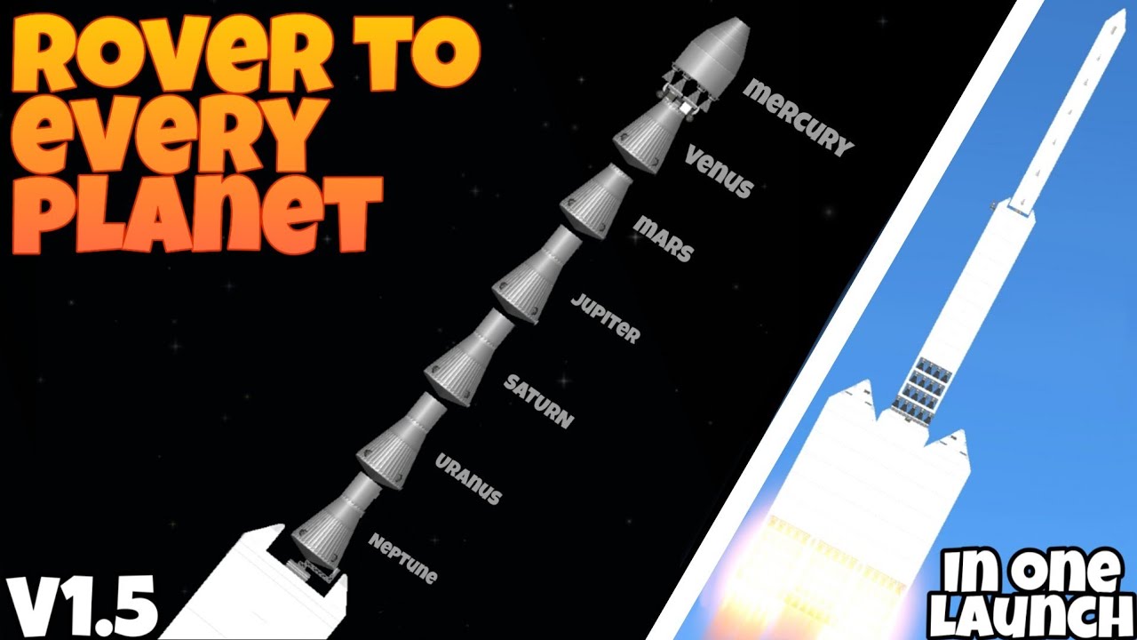 Rover to Every Planet in one launch in SFS - YouTube