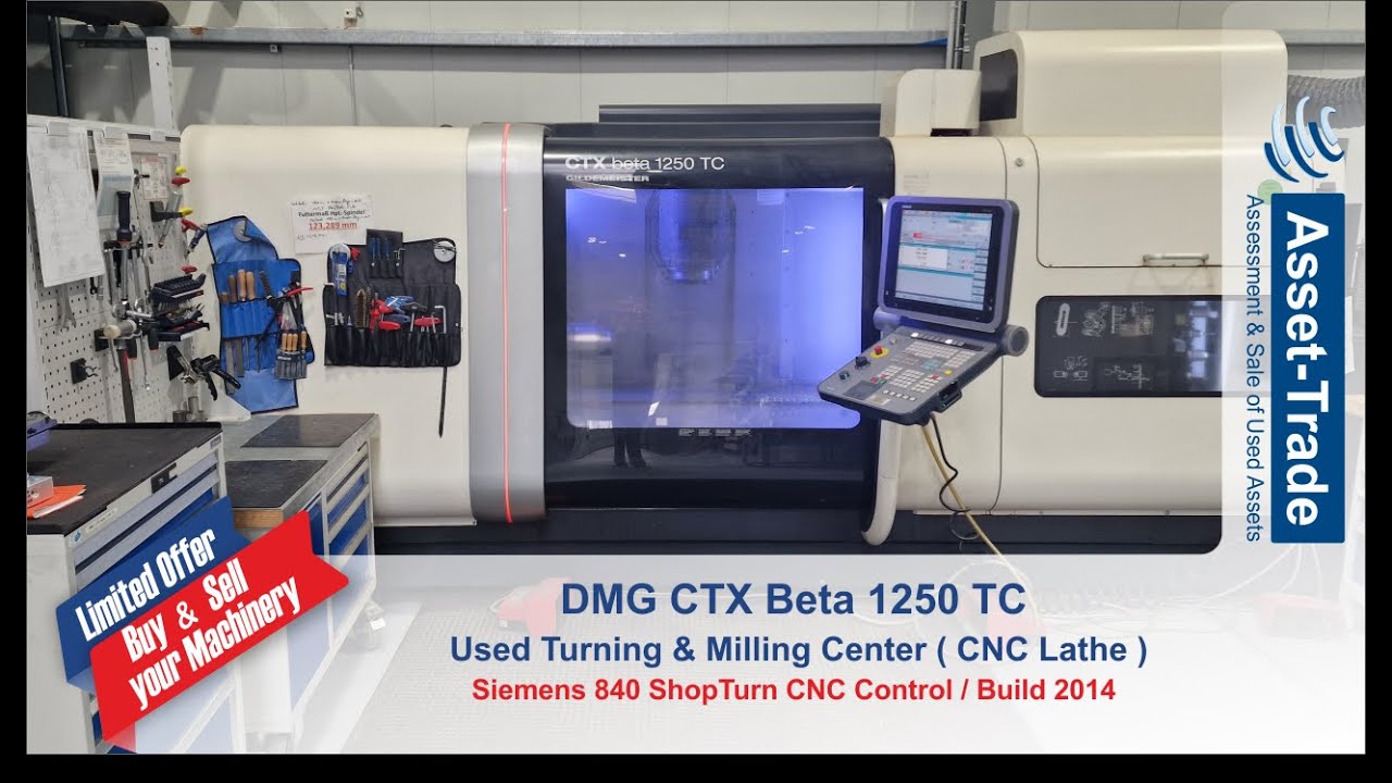 Best DMG CTX Beta 1250 TC CNC turning & milling centre from Germany ...