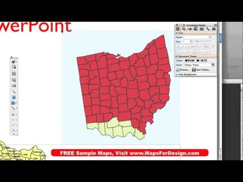 How to Set Up a Sales Territory with the USA National PowerPoint County ...