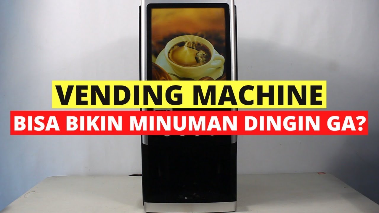 KOMPLIT! MESIN VENDING KOPI OTOMATIS/ Coffee & Chocolate Vending ...
