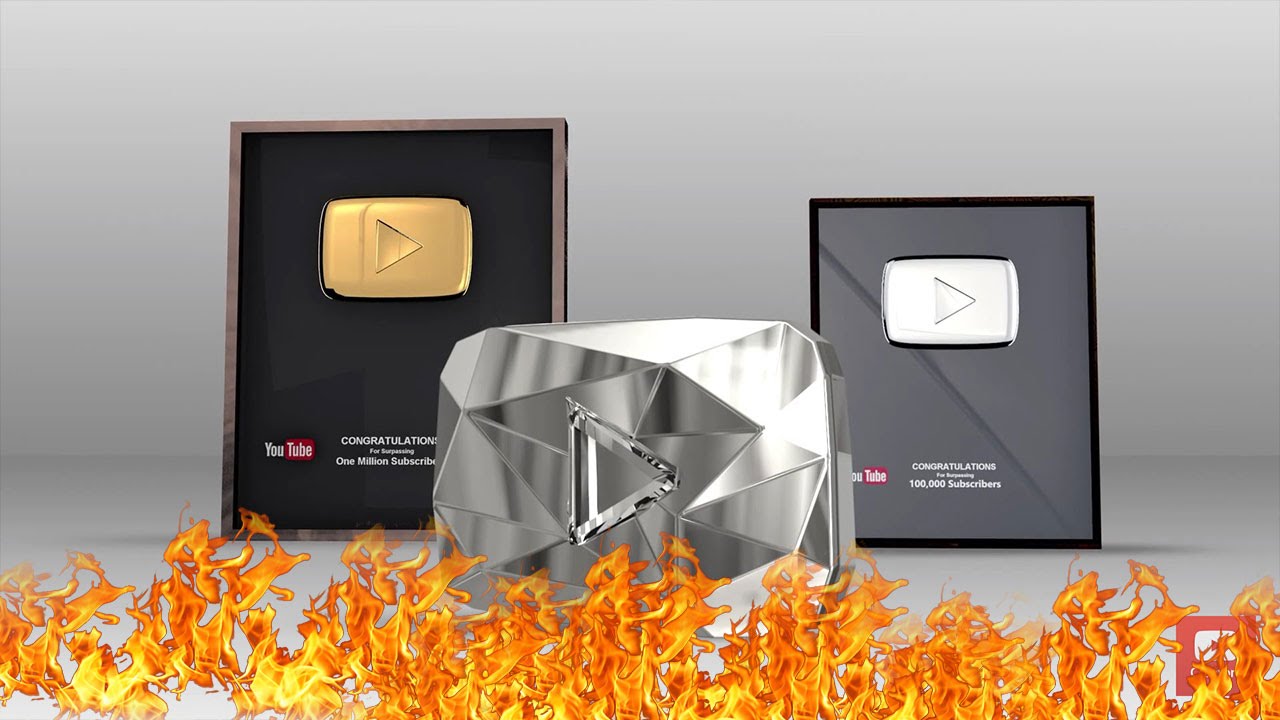 DIAMOND PLAY BUTTON! - YouTube