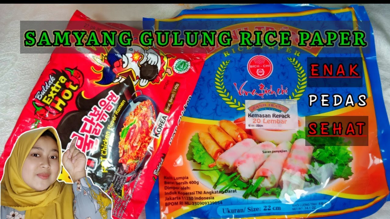 SAMYANG VIETNAMESE SPRING ROLL~RICE PAPER - YouTube