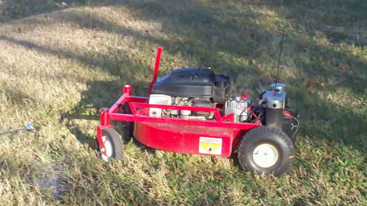 RC Mower Works After 12 Years - YouTube