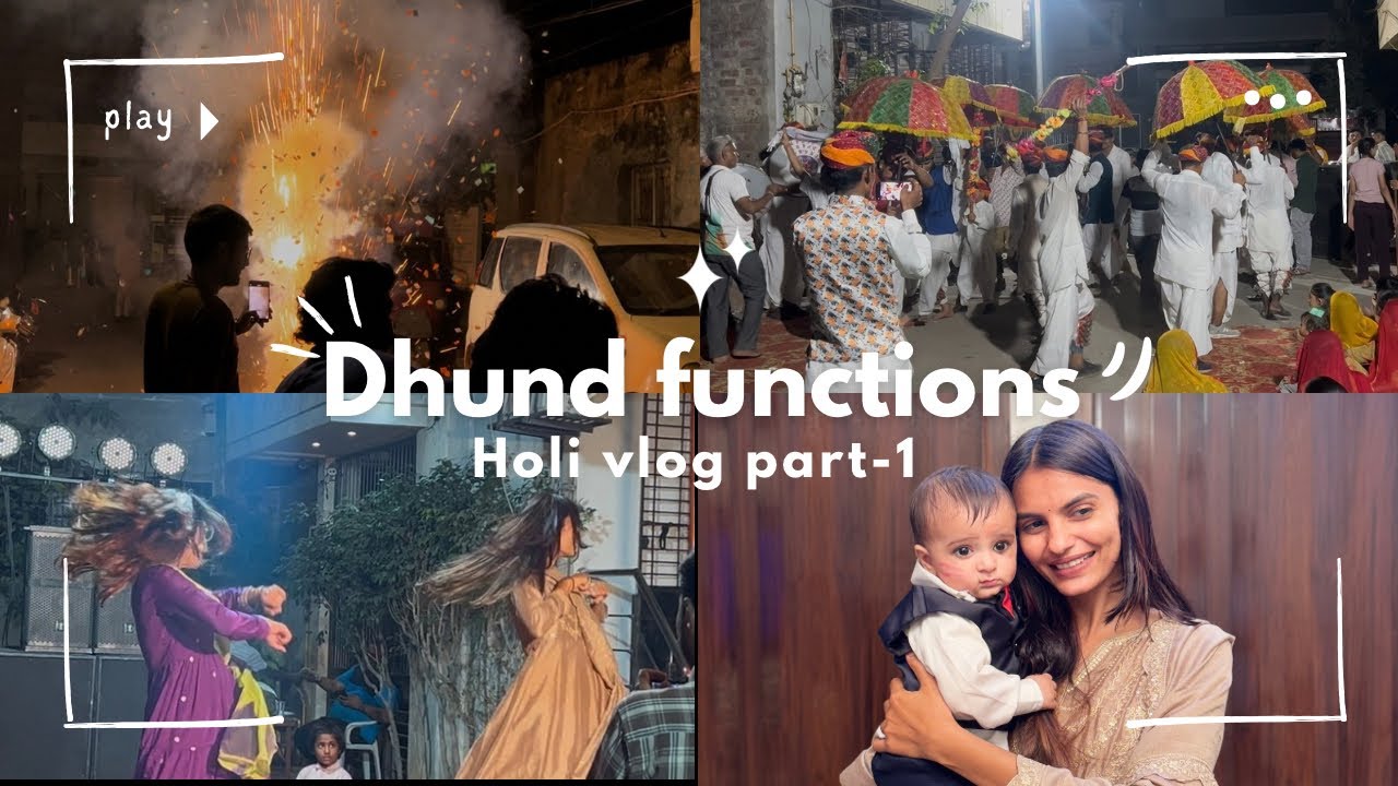 Holi vlog | Dhund Function | Holi Festival | Holi 2025 | part -1 - YouTube