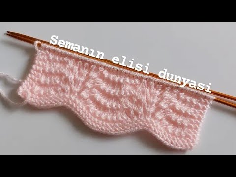 Karnıbahar Örgü Modeli & deniz dalgası örgü modeli #model #baby #knittingpattern #örgü