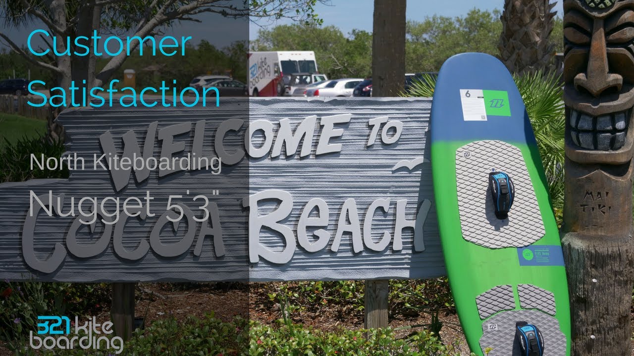 Happy Client with new North Kiteboarding Nugget - YouTube