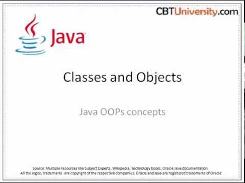 Java Classes and Objects - OOPs concepts - YouTube