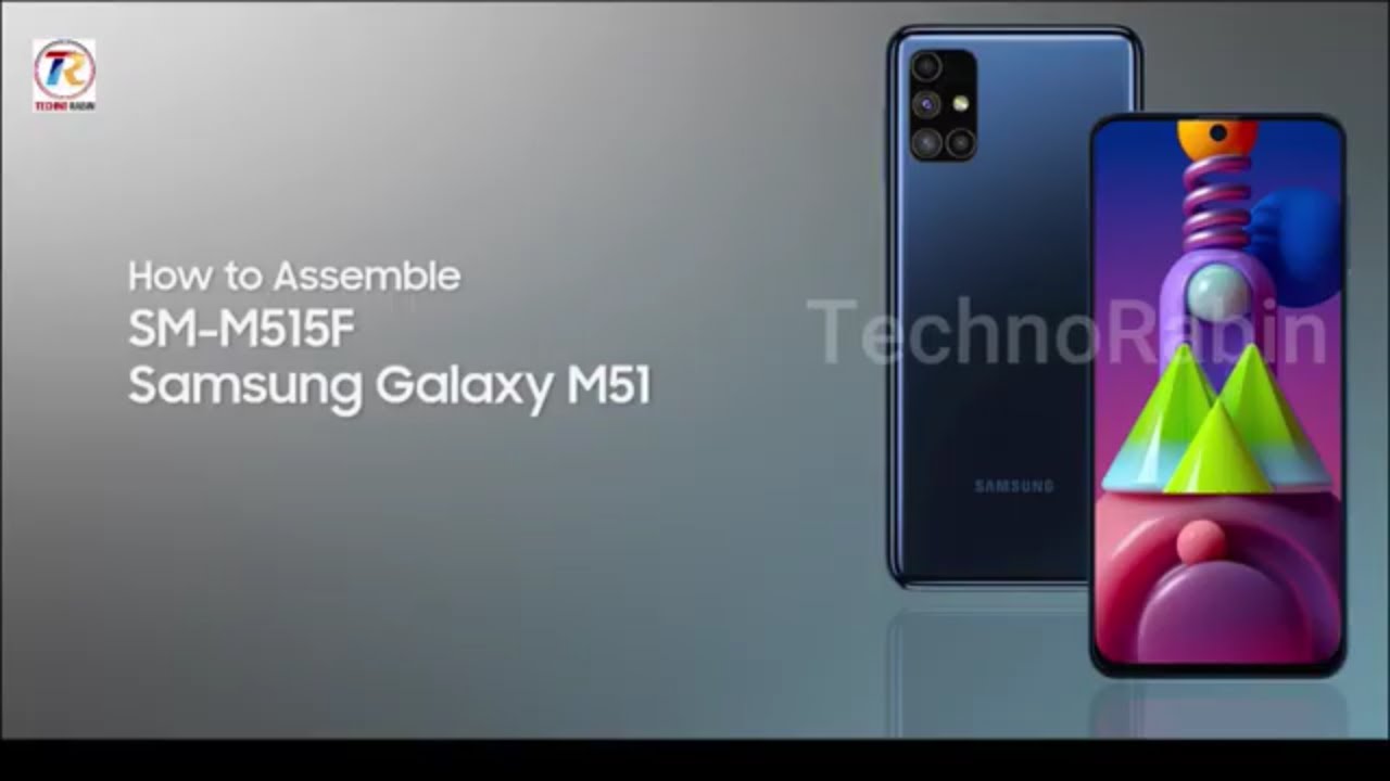 How to Assemble SM-M515F Samsung Galaxy M51 - YouTube