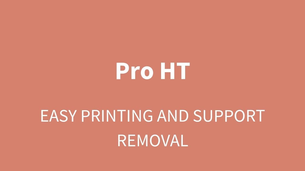 PRO HT - High Temperature 3D Printing Filament - YouTube