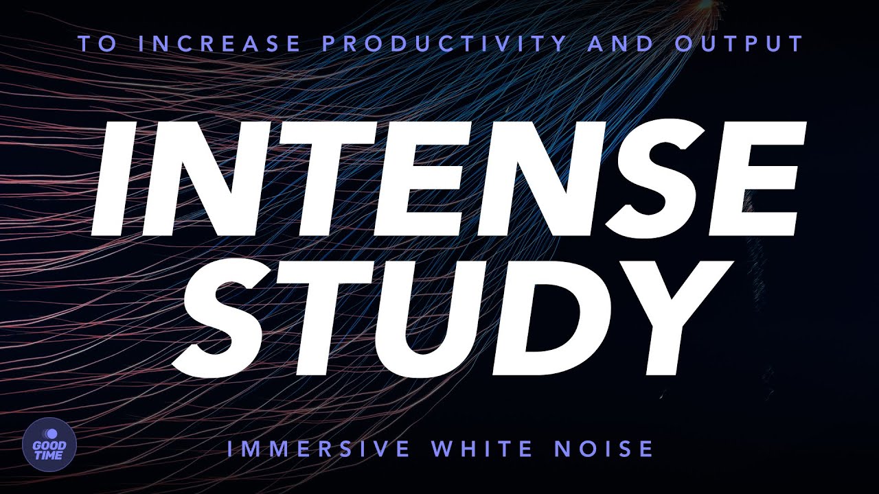 2 Hour White Noise Focus Intense Study Timer | Good Time - YouTube