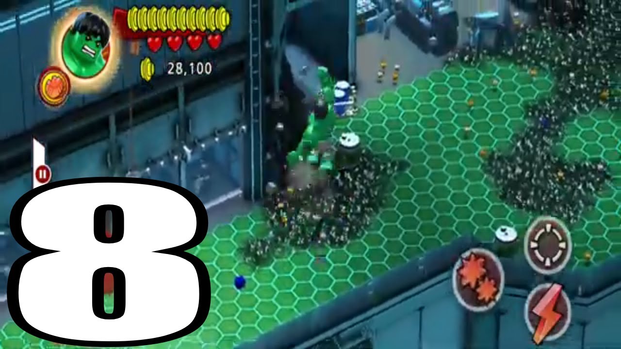 LEGO® MARVEL Super Heroes Oscorp Oscorp Basement Walkthrough 8 - YouTube