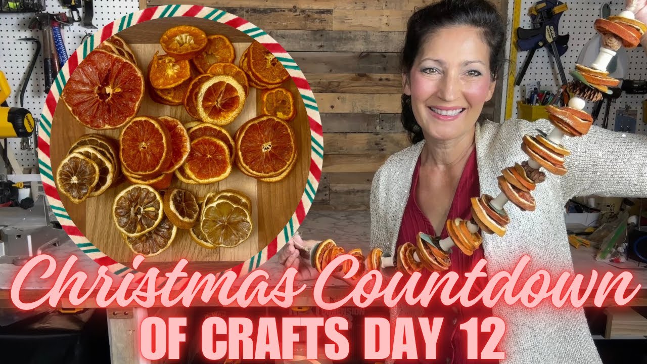 How to Make a DIY Dried Citrus Garland | Christmas Countdown of Crafts ...