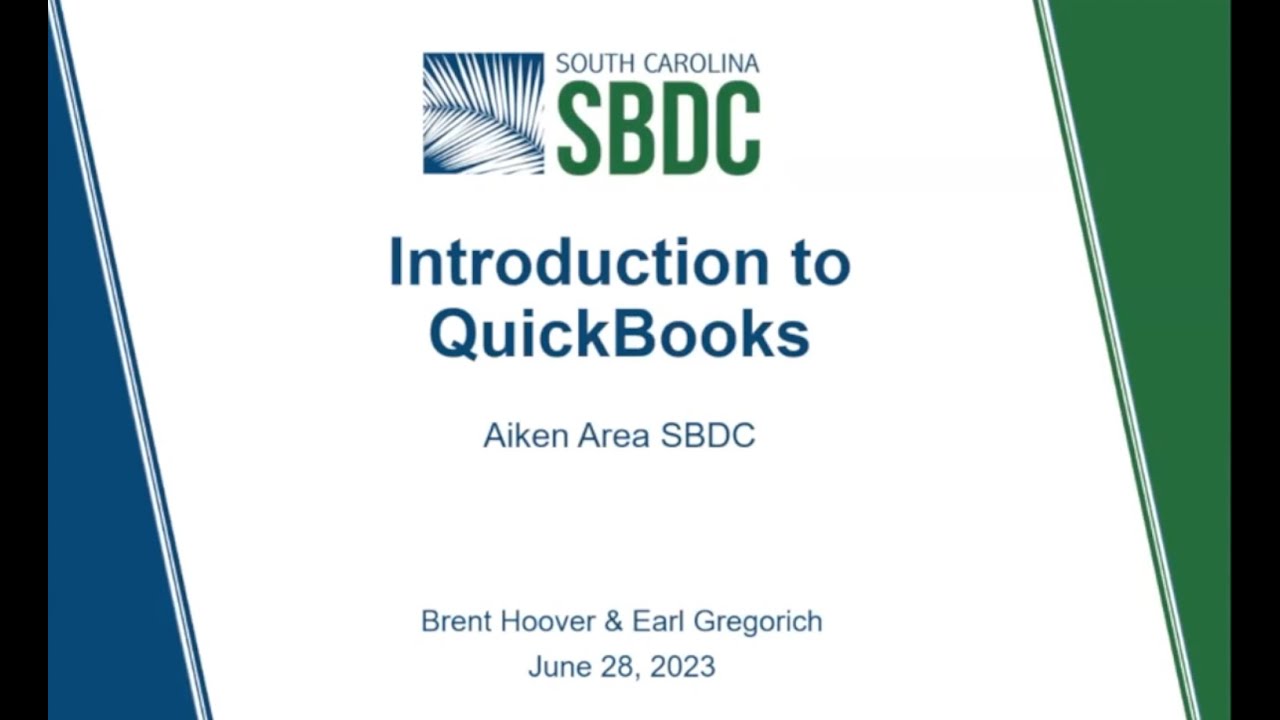 Introduction to Quickbooks - YouTube