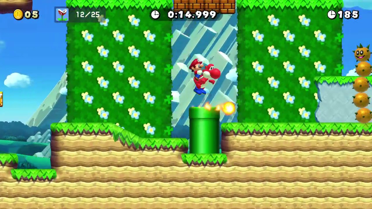 Yoshi's Piranha Plant Picnic in 29.452 sec - Ninji Speedruns - YouTube