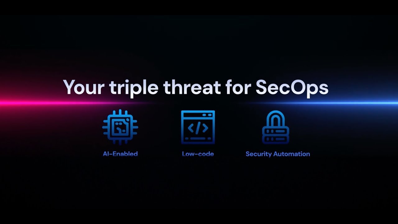 Teaser 30: The SecOps Triple Threat: Automation, AI and Low-code - YouTube
