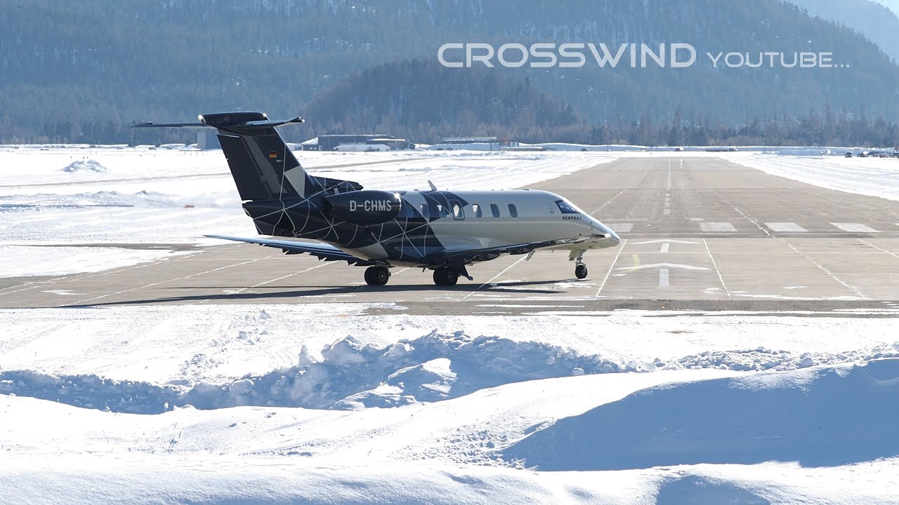 Platoon Aviation | Pilatus PC-24 | Landing and Takeoff | Engadin ...