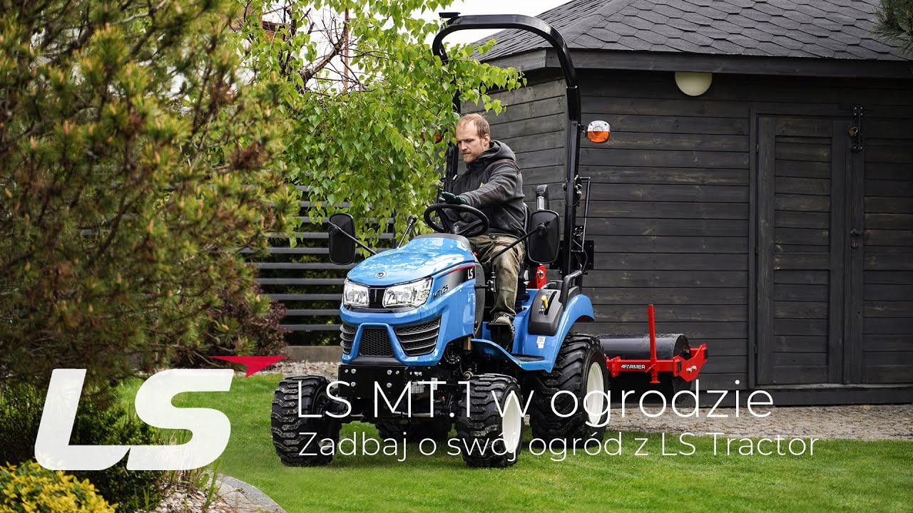 LS Tractor MT 1.25 - walcowanie trawnika ciągnikiem :: LS-Traktor.pl ...