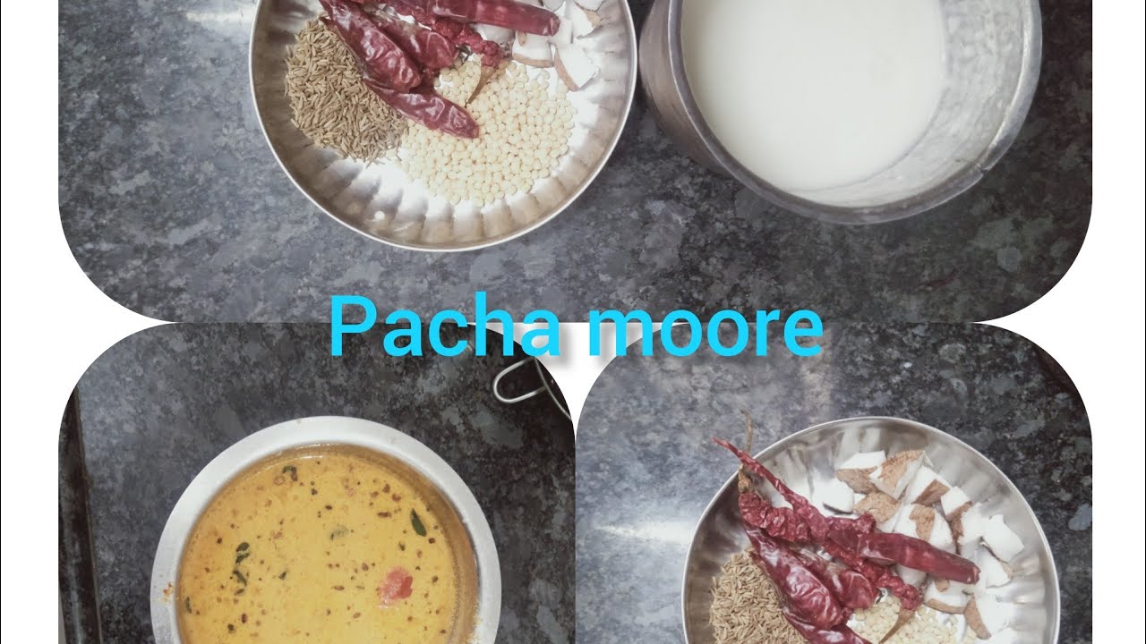 pacha moor | side dish for dosa | rice| Nam ananthaillam - YouTube