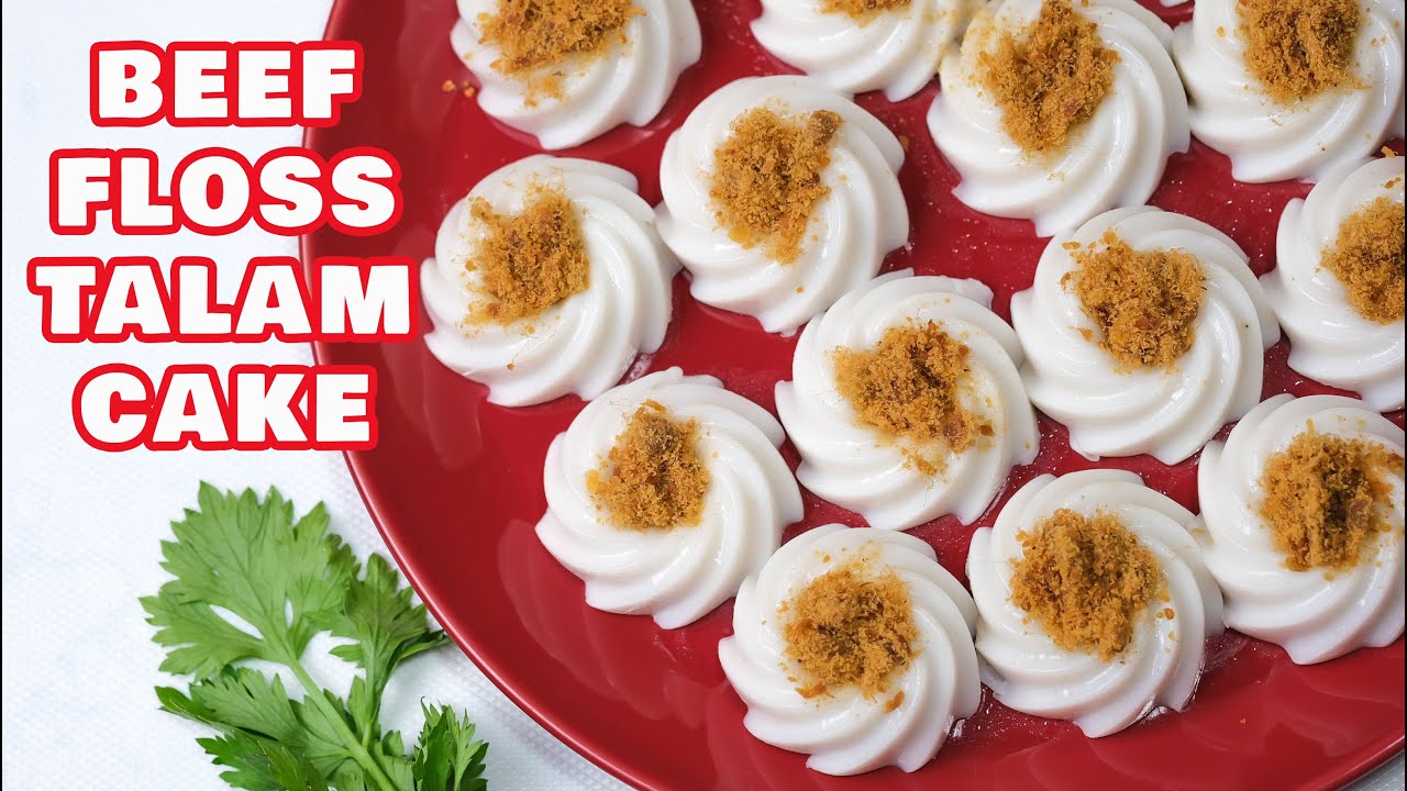 BEEF FLOSS CAKE. TALAM CAKE. Talam abon sapi. Definitely tastes good ...