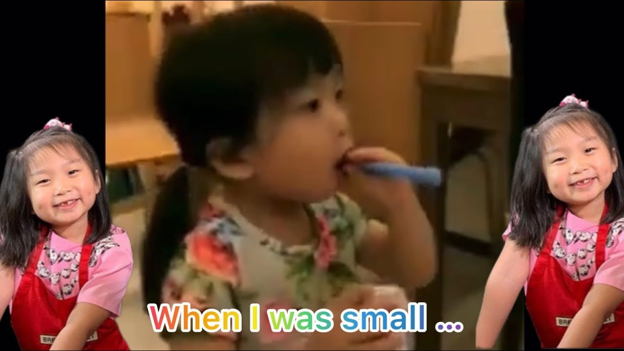 Cute Little Dion Playing Bubbies and Celine Tam was doing cover song ...
