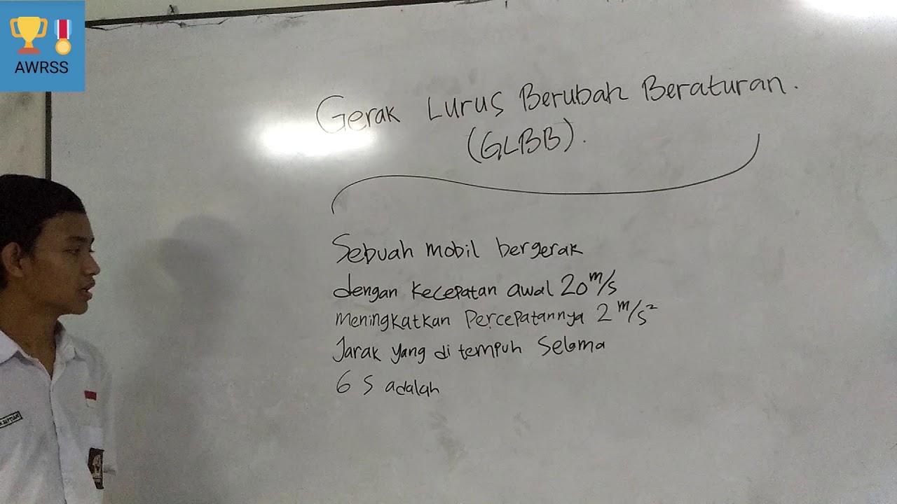 Contoh Soal GLBB (GERAK LURUS BERUBAH BERATURAN) - YouTube