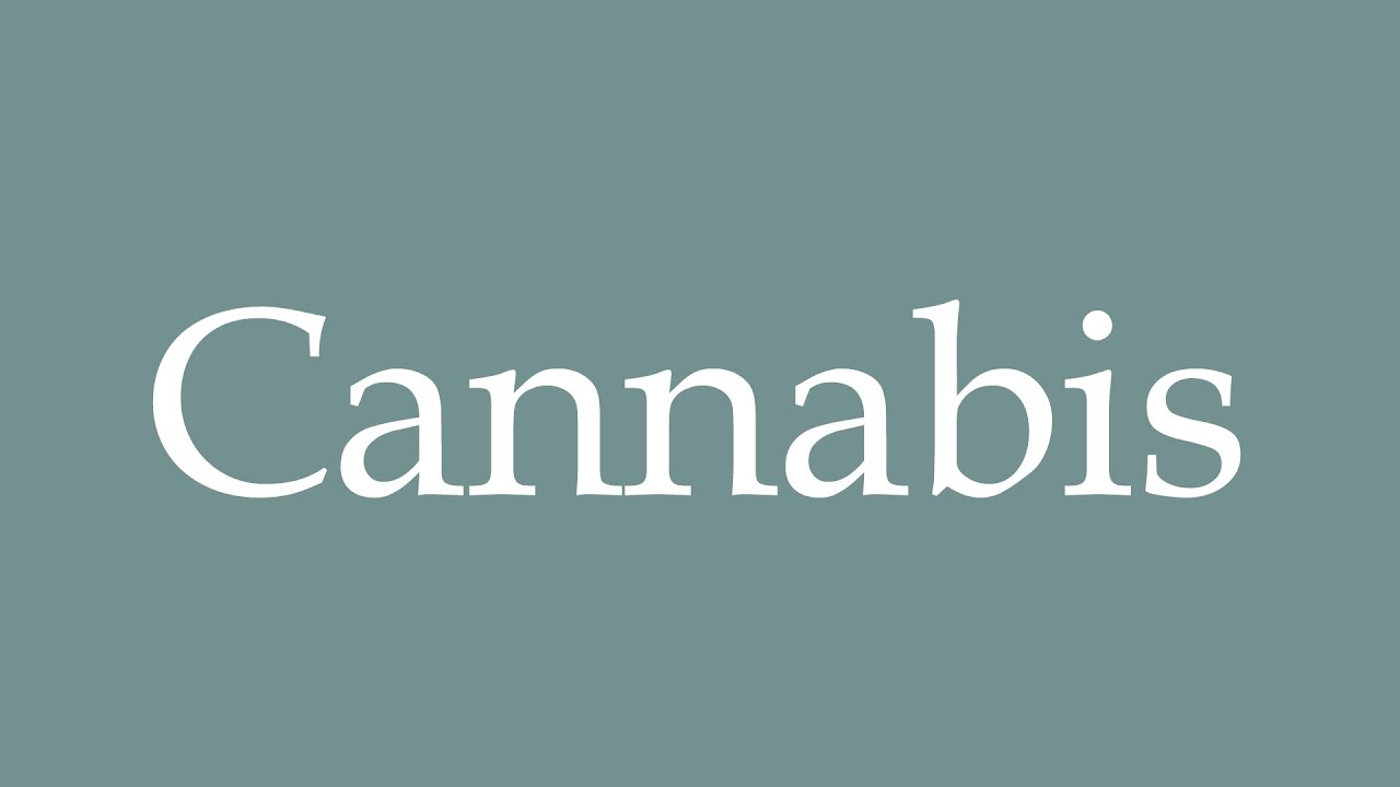 How to Pronounce ''Cannabis'' Correctly in French - YouTube