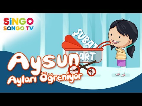 AYSUN Ayları Öğreniyor 🌞🗓️❄️ – SingoSongo TV I İsme Özel Çocuk Şarkıları 🎵