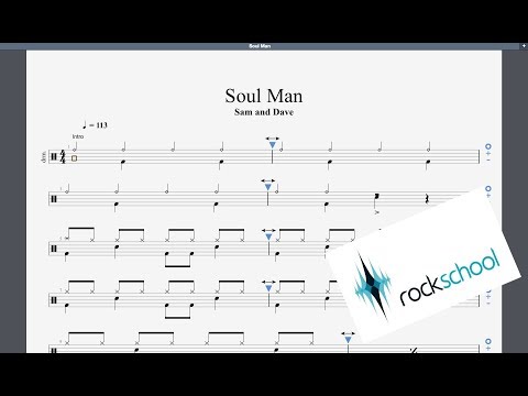 Soul Man Rockschool Grade 1 Drums Backing track