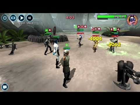 SWGoH counters 3v3: Trawn vs Bossk - YouTube