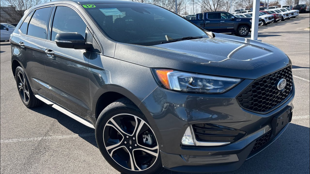 2019 Ford Edge ST 2.7T POV Test Drive & 12,000 Mile Review - YouTube