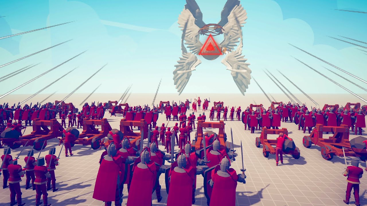 Seraphim VS Tribal Army, Farmer Army and Medieval Army Totally Accurate ...