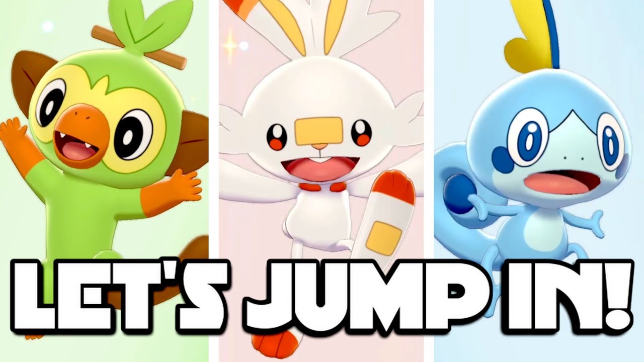 Pokemon Sword: Starter Selection, First Battle & A LEGENDARY Encounter ...