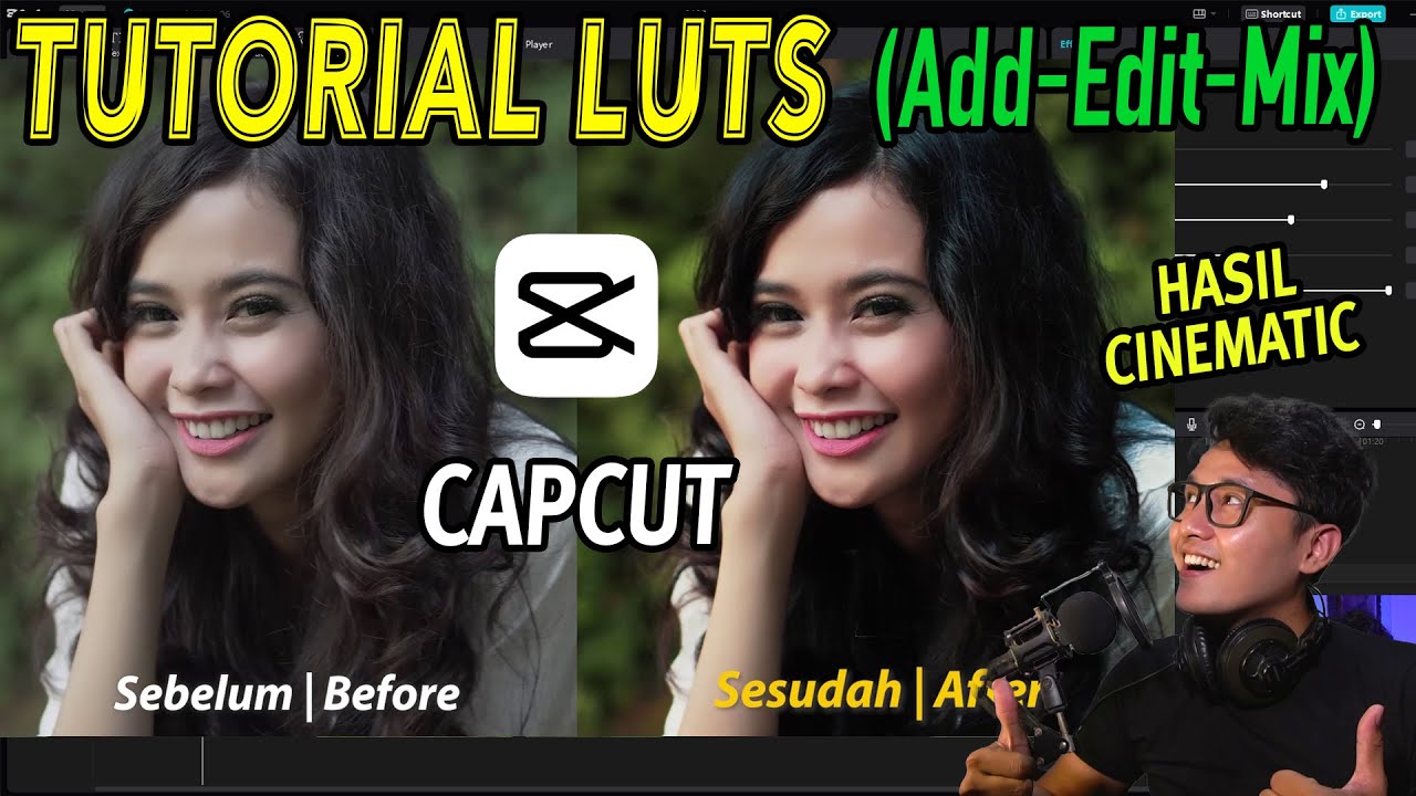 Tutorial add LUTs pada CAPCUT | Add - Edit - Mix LUTS - YouTube