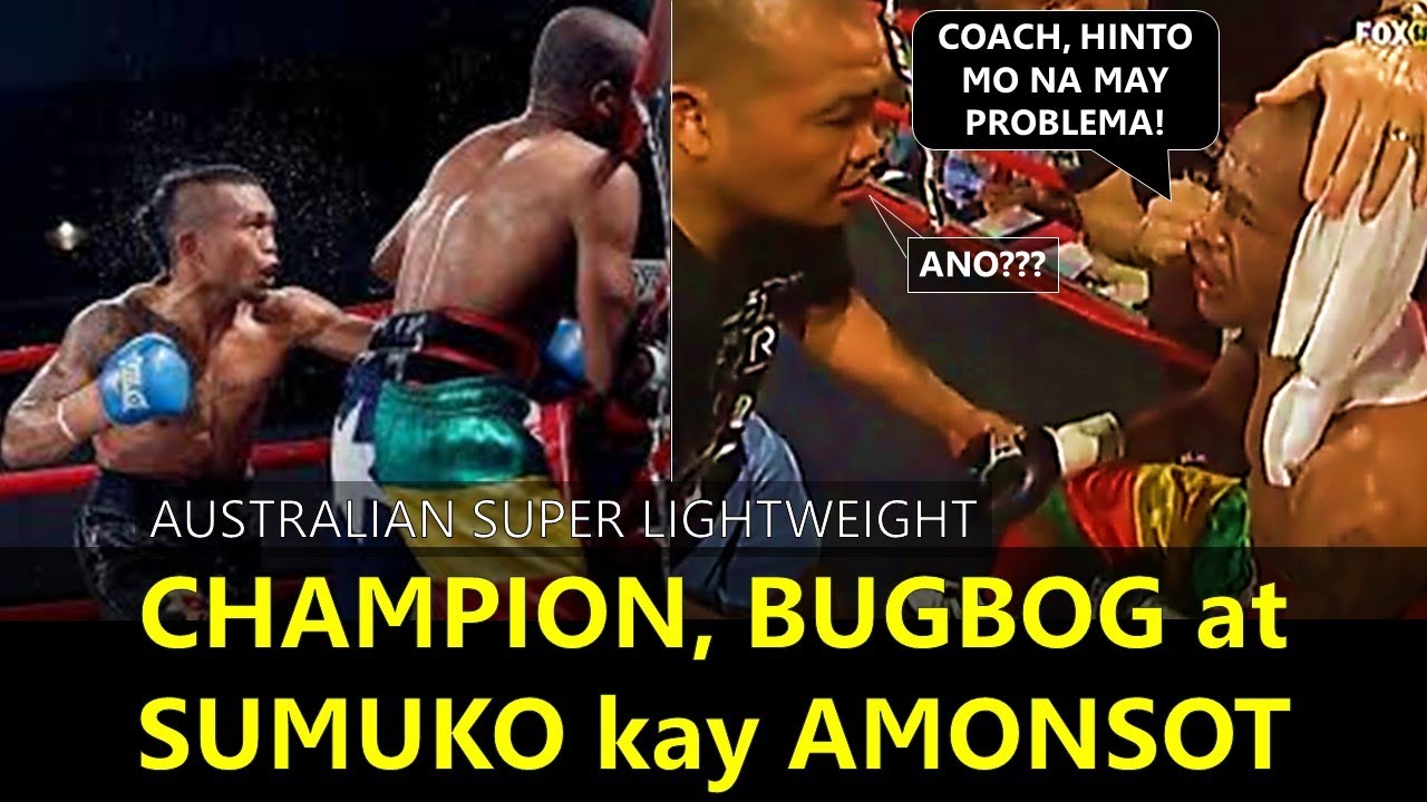 Australian Super Lightweight Champion Nabugbog at Umayaw kay Amonsot ...