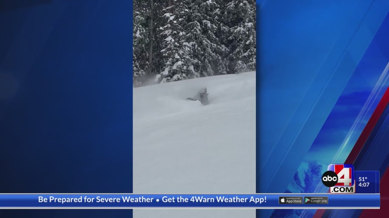 Brighton Resort gets 9 in snow - YouTube