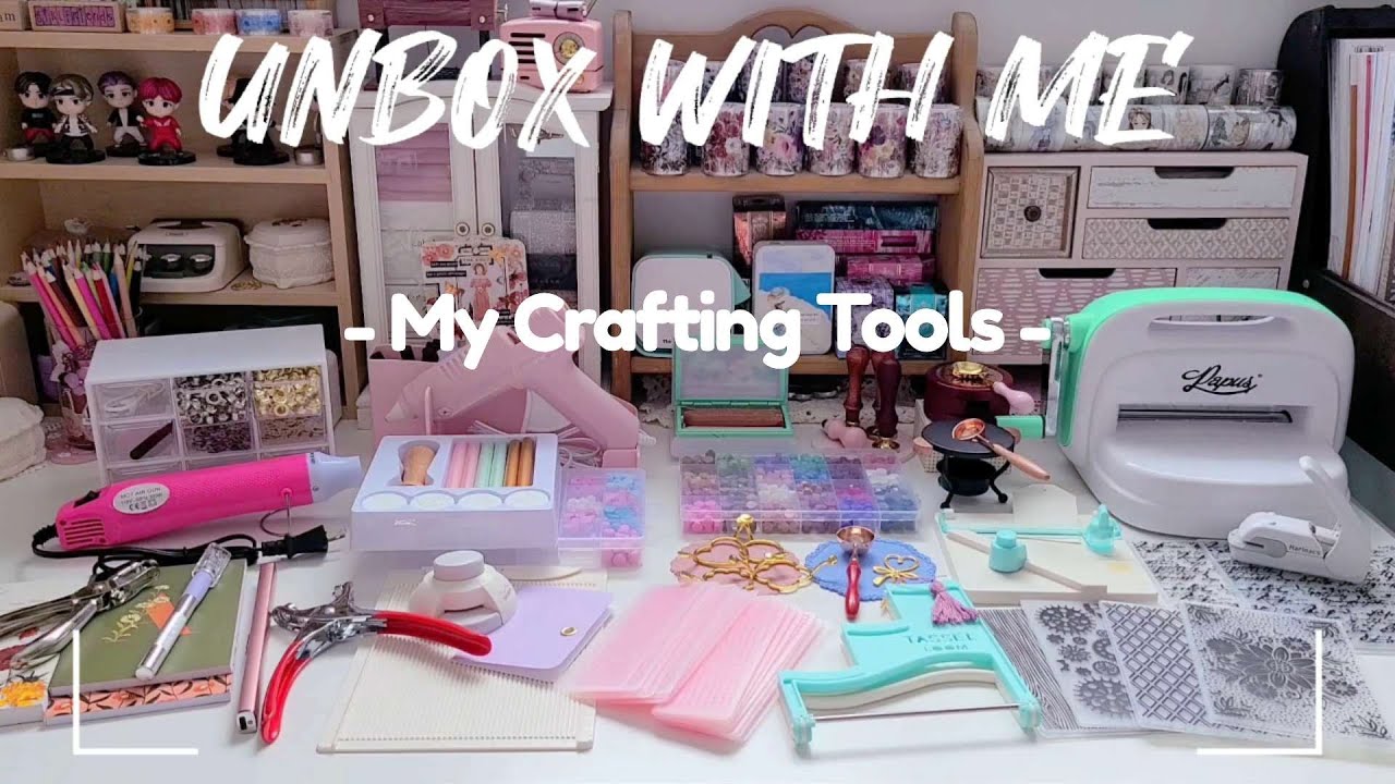 ASMR Unboxing My Crafting Tools - YouTube