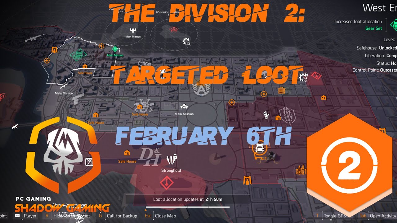 The Division 2 | Targeted Loot | February 6 - YouTube