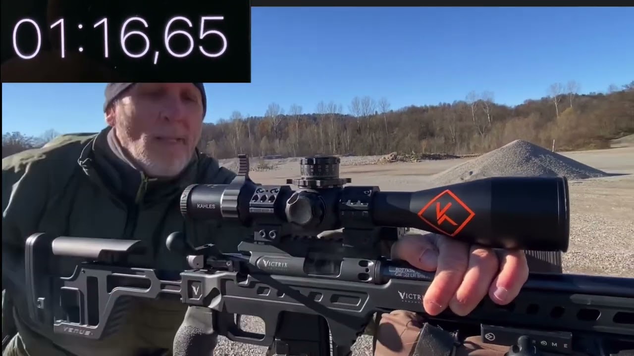 Victrix Venus V Small Bore first test 100 and 230 meters - YouTube