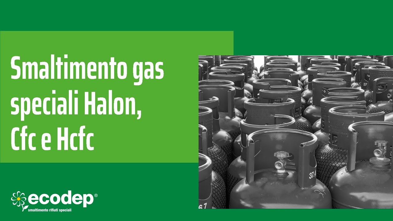 Smaltimento gas speciali Halon, Cfc e Hcfc #waste #cfc #gas - YouTube