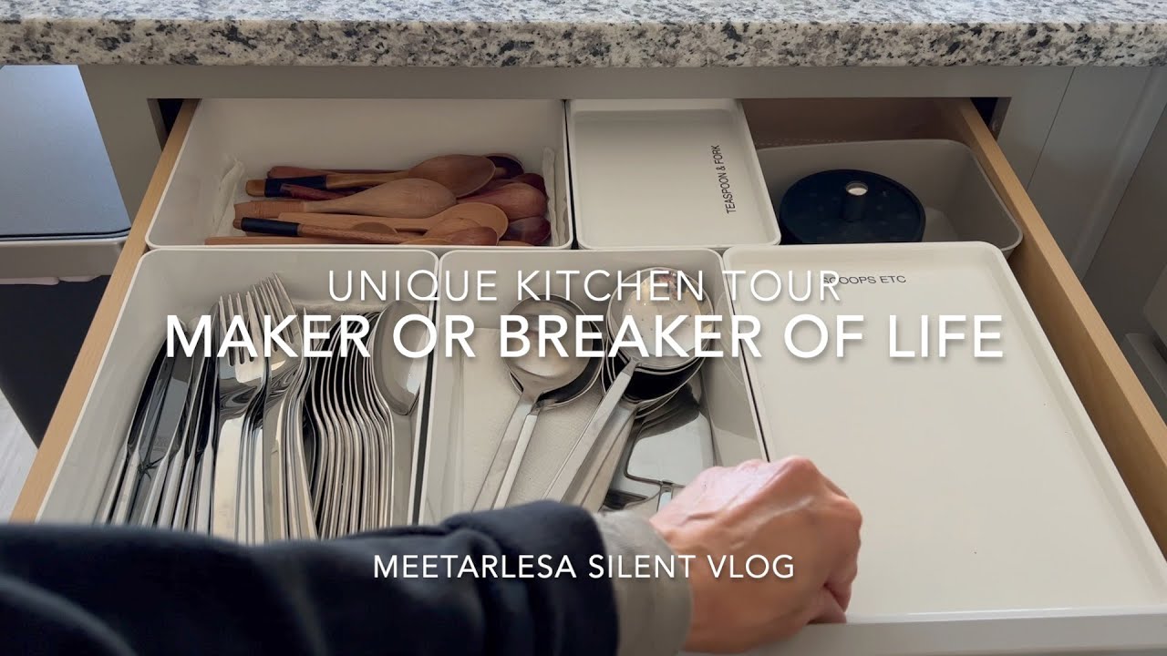 🏠Is your Kitchen a Maker or Breaker of life? Minimal KITCHEN TOUR ...